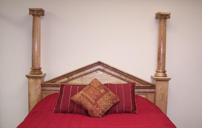 Greek Temple Pencil Post Bed